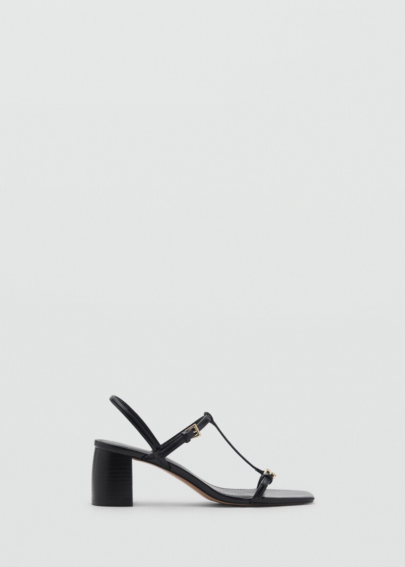 High-heeled sandals with buckle straps - Women | MANGO USA