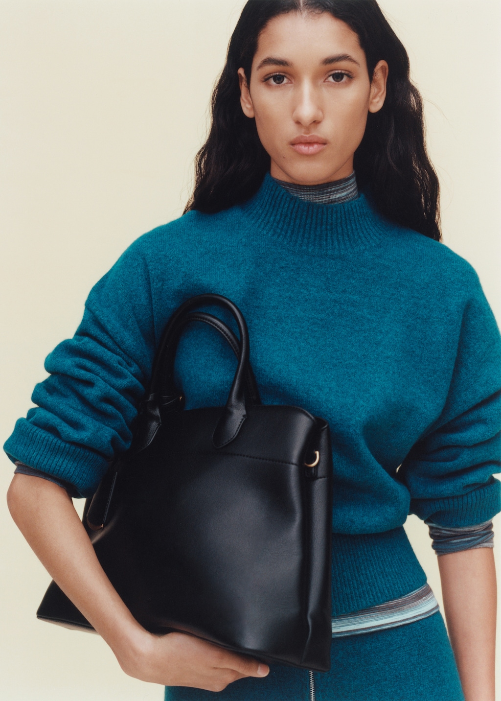 Bolso shopper doble asa - Mujer | MANGO EE.UU