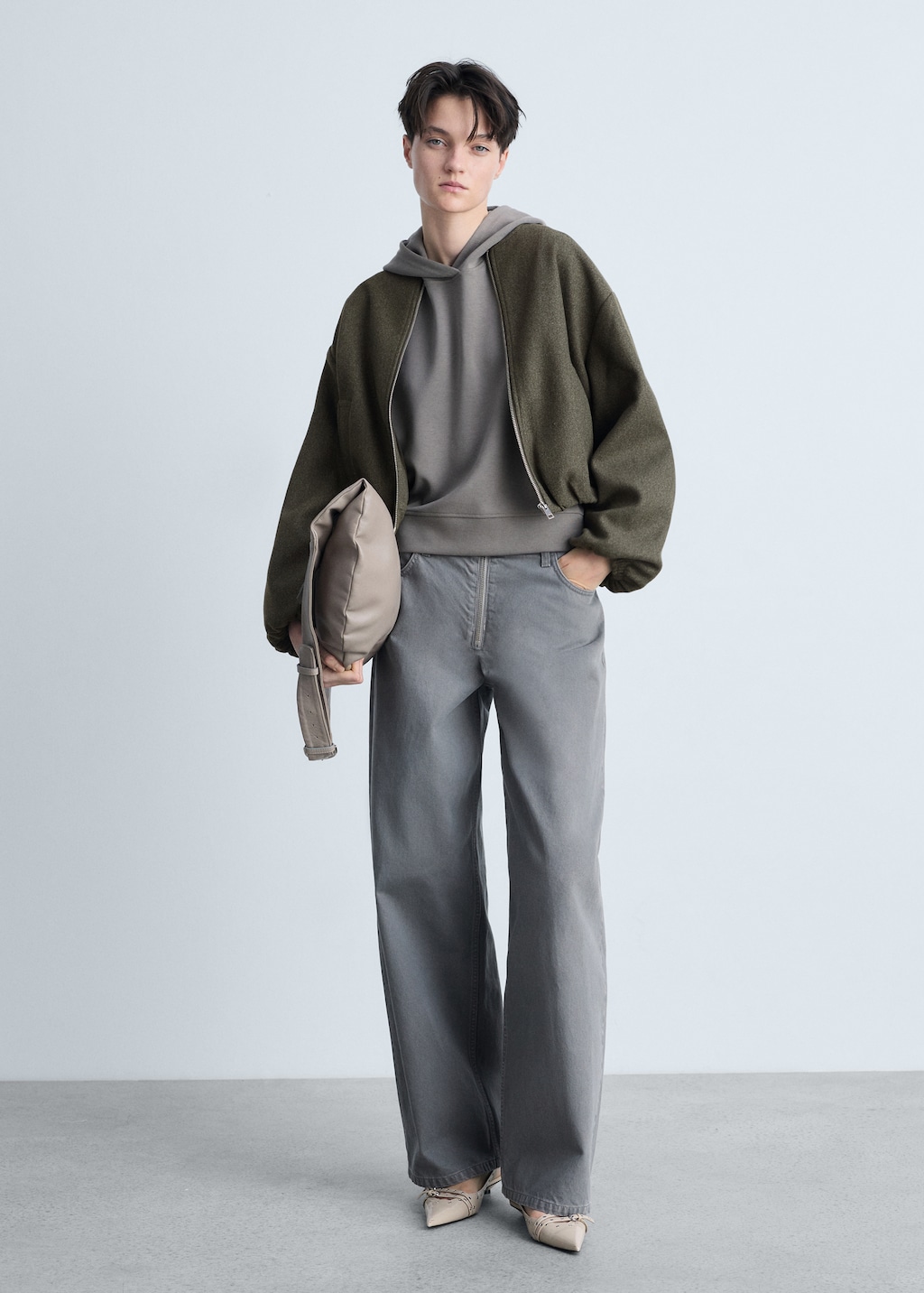 Gathered bomber jacket - Women | MANGO USA Gathered bomber jacket - Women | MANGO USA