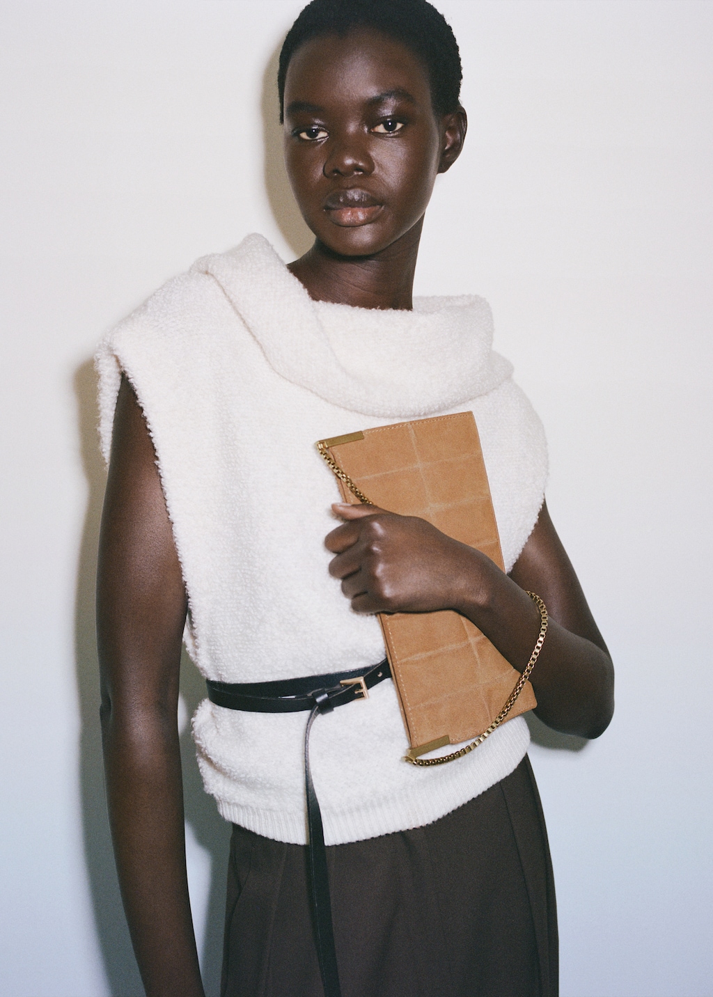 Suede baguette bag - Women | MANGO USA