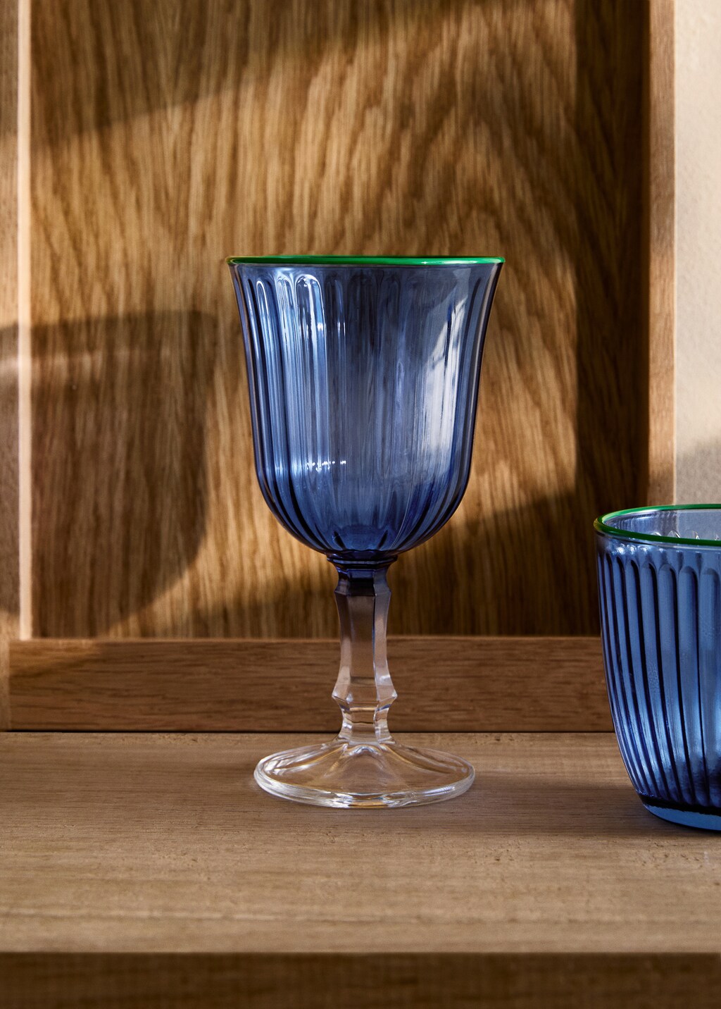 Copa diseño bicolor textura rayas - Home | MANGO España (Península y ...