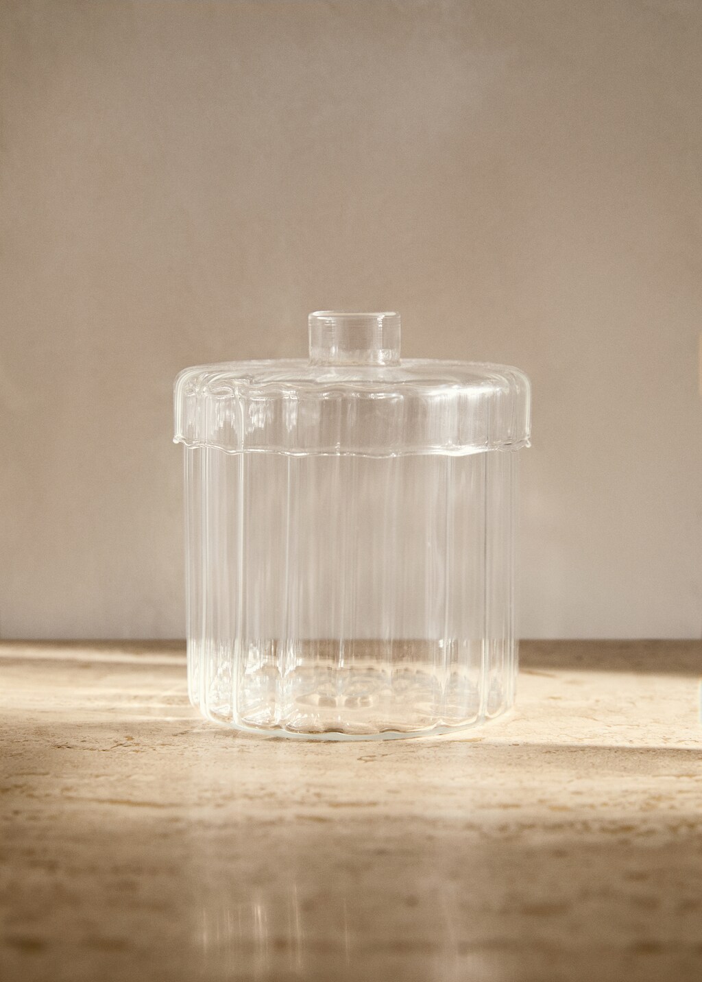 Borosilicate bathroom jar - Home | MANGO United Kingdom