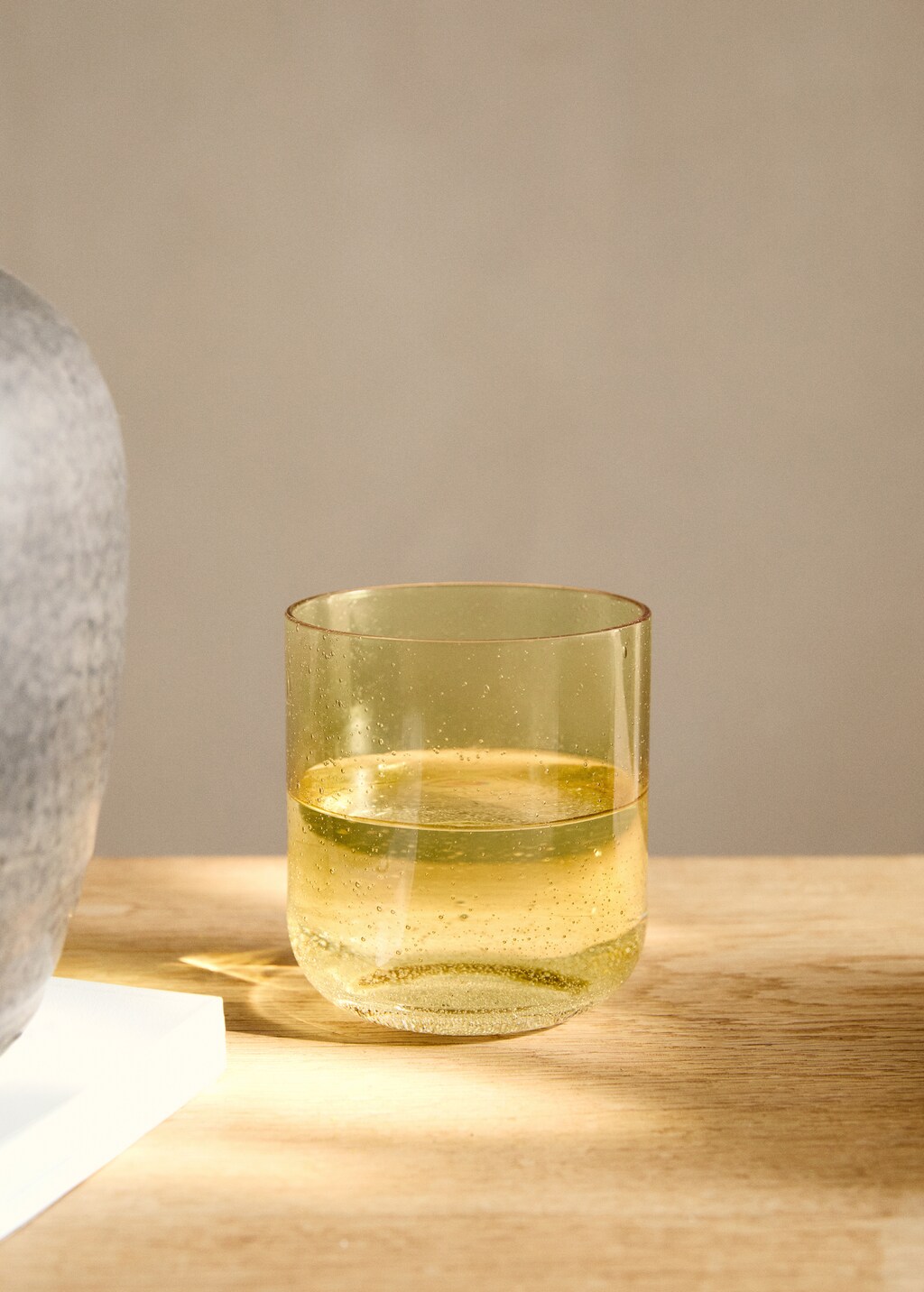 Bicchiere vetro bolle - Home | MANGO Italia