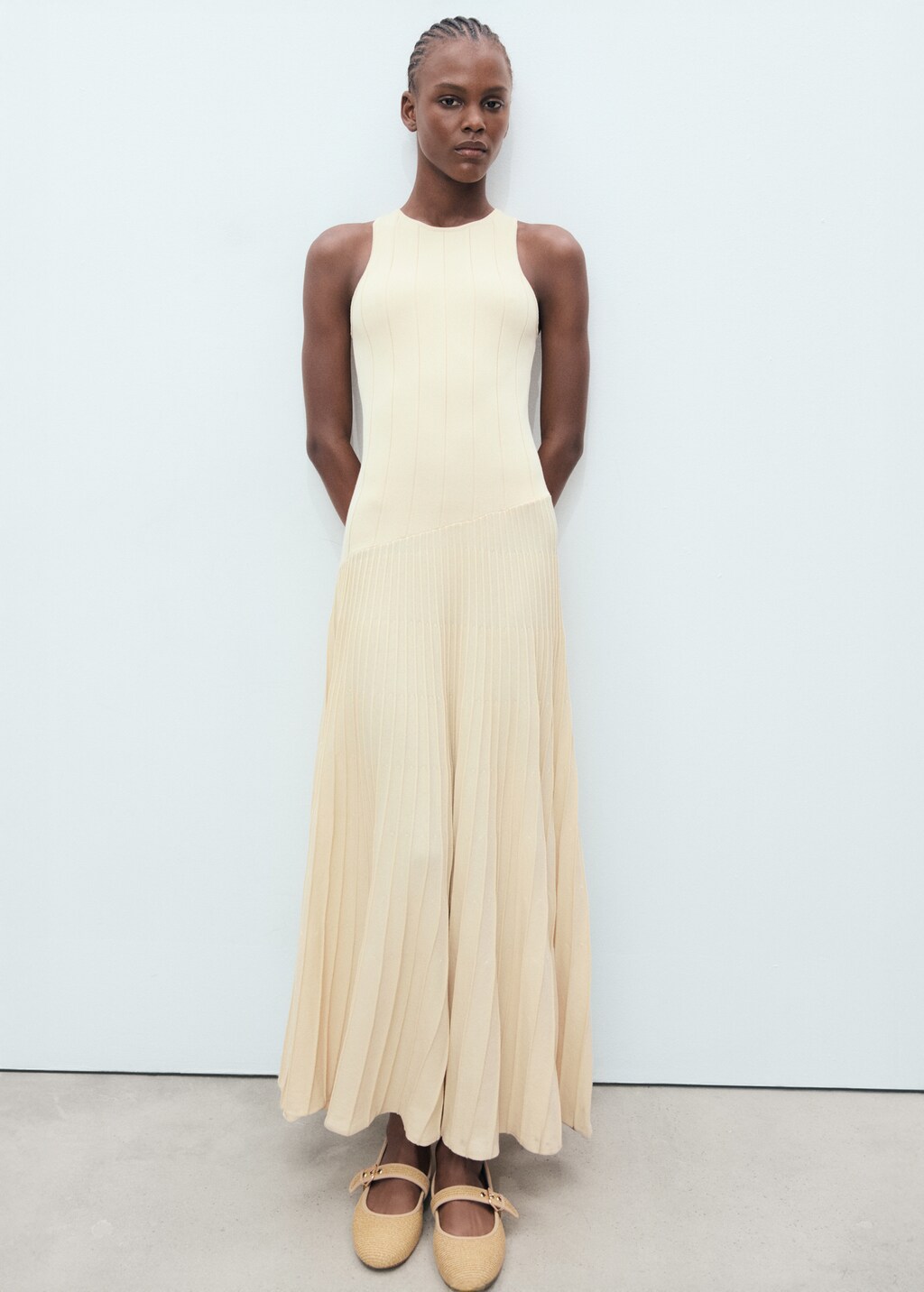 Cotton ballet flats with strap and buckle - Women | MANGO USA