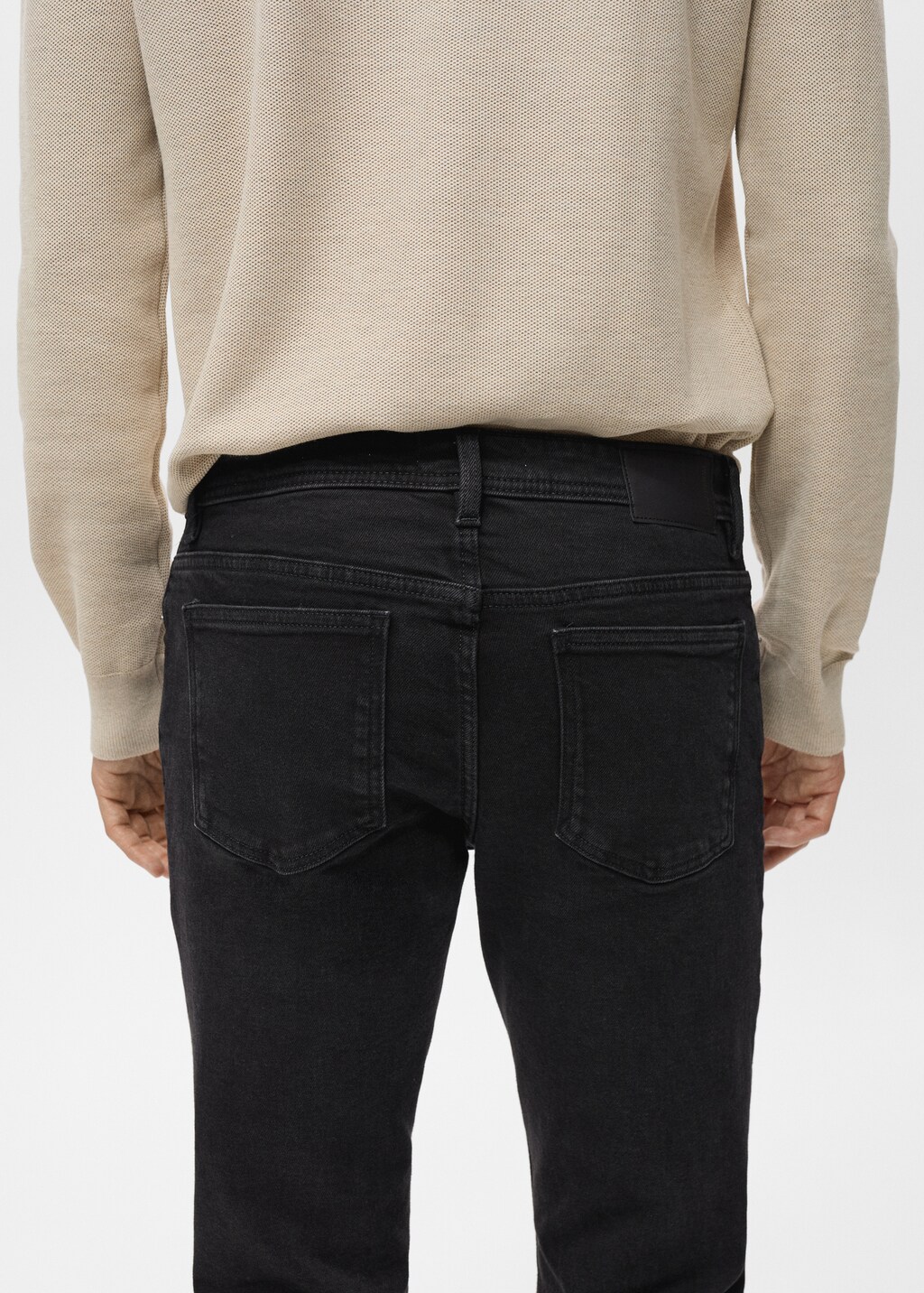 Jan slim-fit faded dark-wash jeans - Men | MANGO USA Jan slim-fit faded dark-wash jeans - Men | MANGO USA